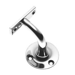 Traditional Design Handrail Bracket - 90mm Projection - Polished Chrome ...