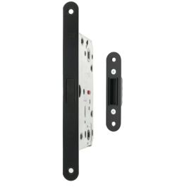 Magnetic Mortice Bathroom Sash Lock - 80mm Case Depth (60mm Backset ...