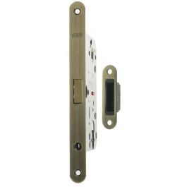 Magnetic Mortice Euro Profile Sash Lock - 80mm Case Depth (50mm Backset ...