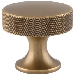 Berlin Cupboard Knob - Antique Brass (Lacquered) | G Johns & Sons