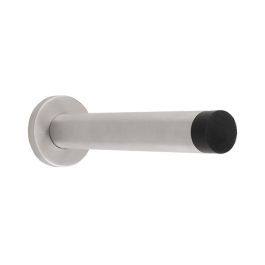 Large Wall Mounted Projection Door Stop 150mm Length Satin Stainless ...
