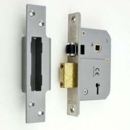 Chubb Lock - BS3621 Insurance Rated - 5 Lever Sash Lock With Roller ...