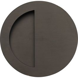 Circular Flush Pull Handle With Semi Circle Half Moon Grip - 89mm ...