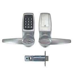 Digital Smart Lock - Mobile/ Key/ RFID Card Operated - Satin Stainless ...