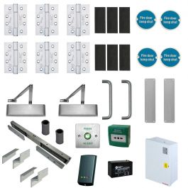 Double Corridor / Lobby Door With Standalone Electronic Access Control ...