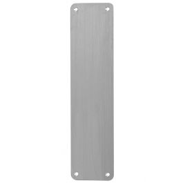 Radius Corner Finger Plate - Satin Stainless Steel - Suitable For Use ...