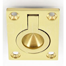 Flush Fitting Rectangular Ring Pull - Available In Two Sizes - Polished ...