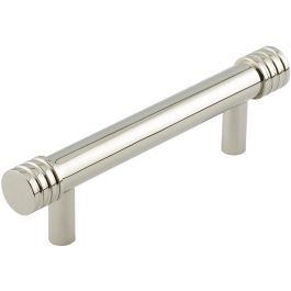 Grooved Detail T-Bar Cabinet Handle - Available In Two Sizes - Polished ...