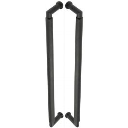 Rounded Back To Back Pull Handle With Rounded Knurled Grip - 448mm ...