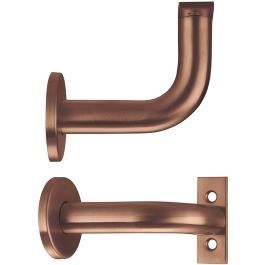 Modern Design Concealed Fixing Handrail Bracket - PVD Satin Bronze | G ...