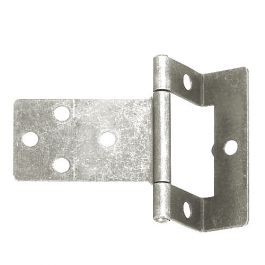 Cranked Flush Hinge - 50mm - Zinc Plated | G Johns & Sons