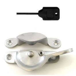 Narrow Locking Fitch Fastener - For Double Glazed Sash Windows - Satin ...
