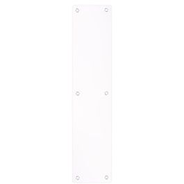 Radius Corner Finger Plate - Two Sizes Available - Matt White | G Johns ...
