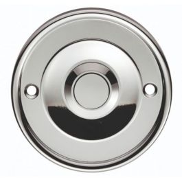 Round Bell Push - 64mm Diameter - Polished Chrome | G Johns & Sons