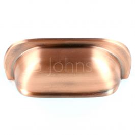 Classic Design Half Moon Shape Cup Handle - Aged Satin Copper ...