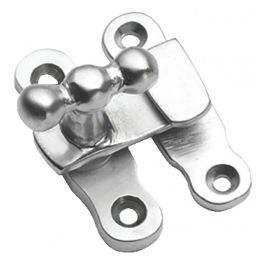 Showcase Fastener Throw Over Catch - Satin Chrome | G Johns & Sons