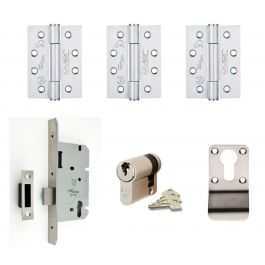 Single Locking Cupboard Door - Ironmongery Kit - For Non Fire Rated ...