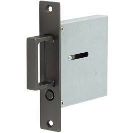 Pocket Door Pop Out Edge Pull - Spring Loaded - 88mm Case Depth - Dark ...