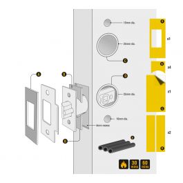 Intumescent Kit To Suit Codelocks - Digital / FOB Operated Smart Lock ...