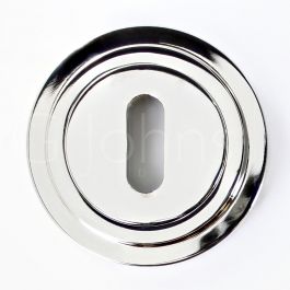 Standard Profile Escutcheon With Stepped Rose - 53mm x 10mm - Polished ...