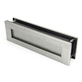 Traditional Sleeved Letter Plate - Draught Proof With Internal Brush ...