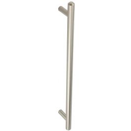 Tubular T Bar Bolt Through Pull Handle With Stepped Ends - 513mm Length ...