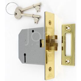 Sliding Door - Claw Sash Lock - Polished Brass (Lacquered) | G Johns & Sons