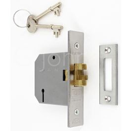 Sliding Door - Claw Sash Lock - Satin Chrome | G Johns & Sons