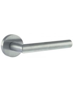 Satin Chrome Rose Door Handles | G Johns & Sons