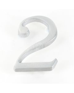 Satin Chrome House Numbers - Satin Chrome Front Door Numbers | G Johns ...