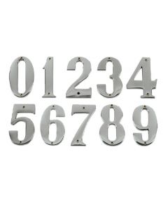 Polished Chrome House Numbers | G Johns & Sons