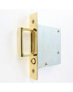 Polished Brass Sliding Door Handles - Flush Fitting Brass Handles ...