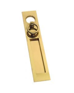 Art Deco Style Stepped Letter Plate - 282mm x 89mm - Polished Brass ...