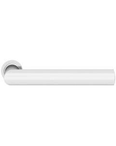Matt White Rose Door Handles | G Johns & Sons