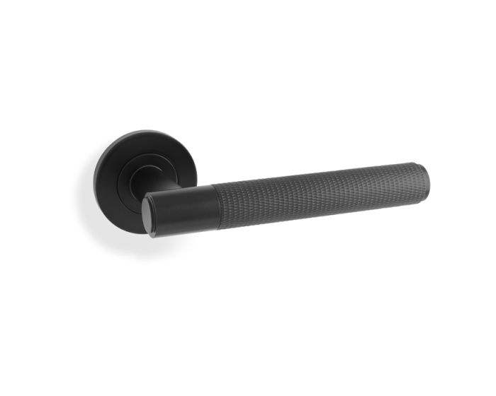 Spitfire Knurled Lever Handle On Concealed Fix Low Profile Round Rose ...
