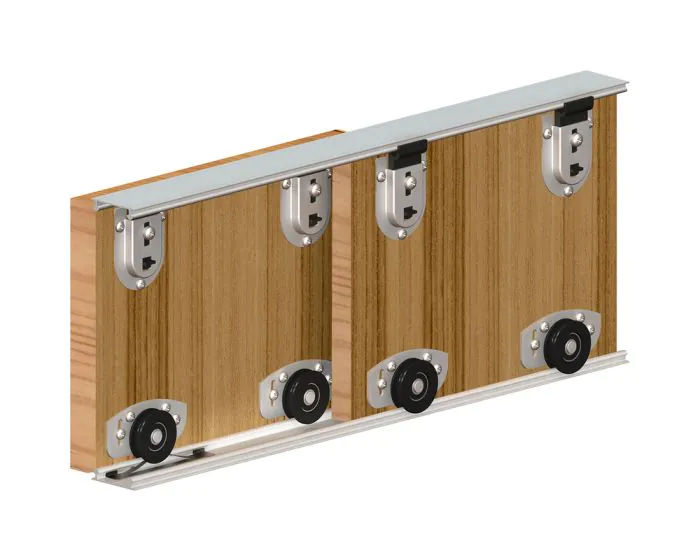 Cabinet Sliding Door Track How To Make A Sliding Cabinet Faceplate And