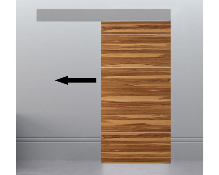 Automatic Electronic Sliding Door Track System For Single Internal