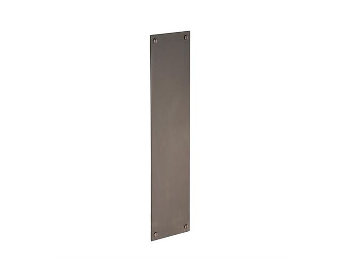 Flat Style Finger Plate - Matt Bronze (Lacquered) - Two Sizes Available ...