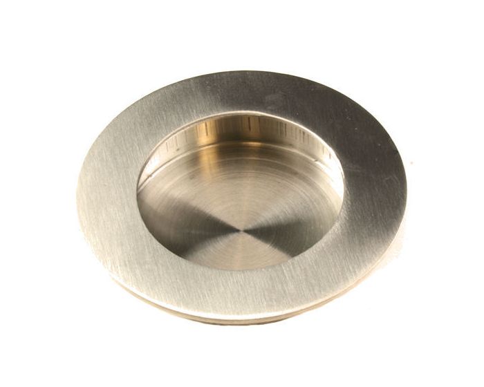 Circular Flush Pull Handle - Available In Two Sizes - Satin Stainless ...