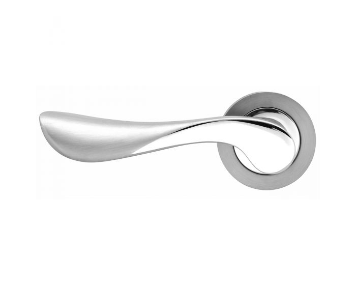 Stockholm - Chunky Sweeping Shape Levers - Dual Stain & Polished ...