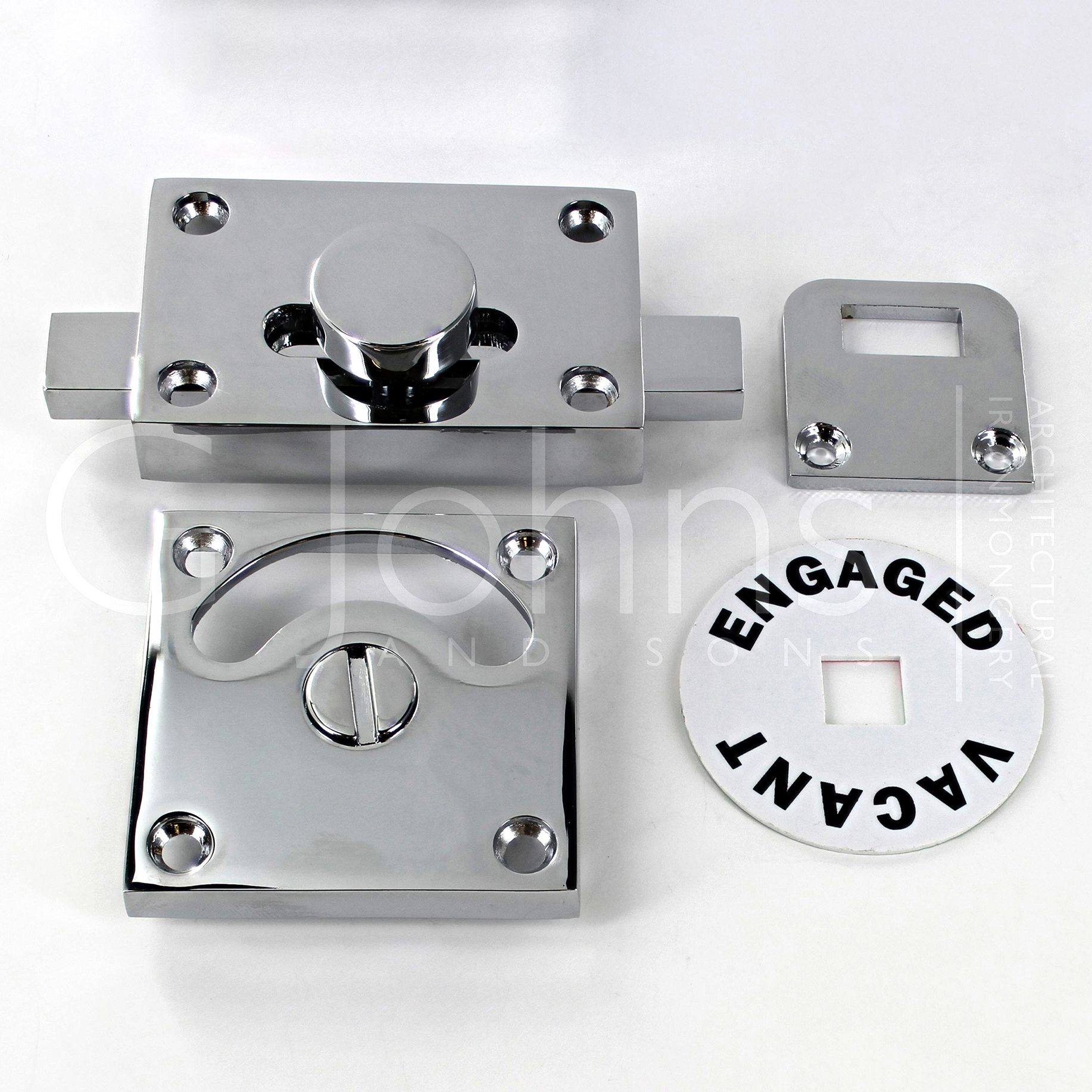 bathroom door lock indicator